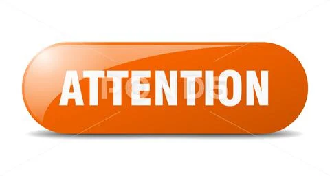 Attention button. attention sign. key. push button.: Graphic #129276369