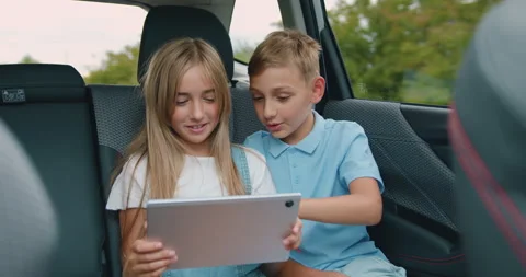 Attractive friendly smiling teen kids si... | Stock Video | Pond5