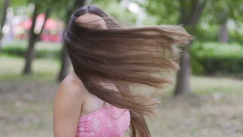 Slow Motion Hair Flip Stock Videos – Royalty-Free HD & 4K Videos | Pond5