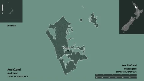 Auckland location. New Zealand. Administ... | Stock Video | Pond5