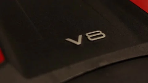 Audi QRS8 Car Working Engine | Stock Video | Pond5