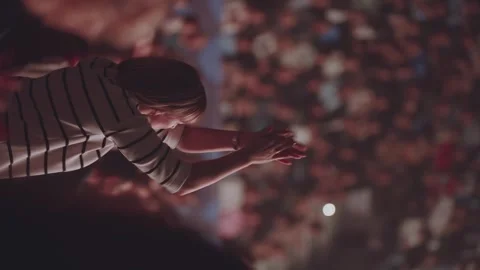 Audience applause, applause at a concert... | Stock Video | Pond5