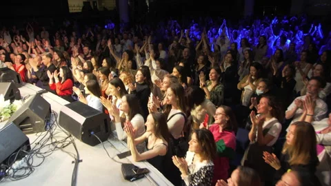 Audience Standing Ovation Stock Video Footage | Royalty Free Audience ...