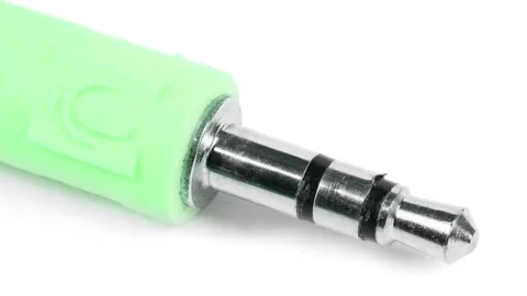 Audio jack, microphone jack, isolated on... | Stock Video | Pond5