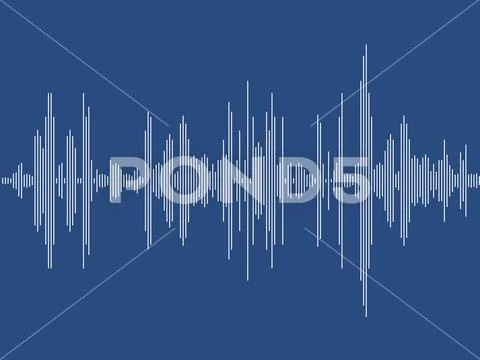 Audio sound wave graphics. Vector soundwave line equalizer graph ...