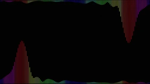 Audio Spectrum Audio Visualizer Motion G... | Stock Video | Pond5