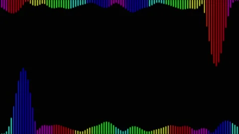 Audio Spectrum Bar Audio Visualizer Moti... | Stock Video | Pond5