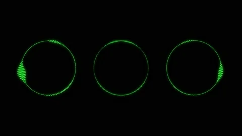 Audio Spectrum Circle Audio Visualizer M... | Stock Video | Pond5