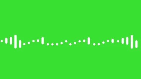 Audio Spectrum Effect 2D Animation on gr... | Stock Video | Pond5