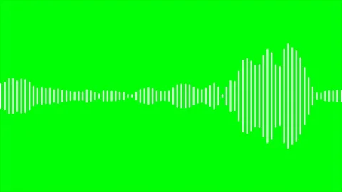Audio spectrum frequency animation, thin... | Stock Video | Pond5