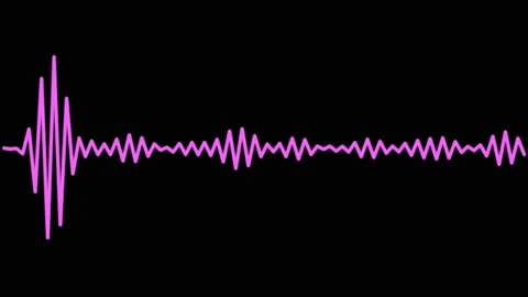 Audio spectrum line curve audio visualiz... | Stock Video | Pond5