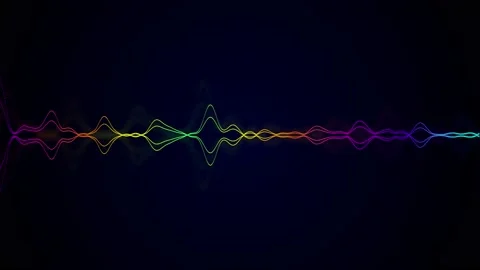 Audio Spectrum. Visualizer. Soundwave ef... | Stock Video | Pond5