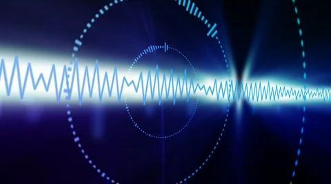 Audio themed background | Stock Video | Pond5