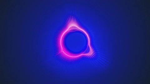 audio visual equalizer loop animation gl... | Stock Video | Pond5