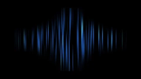 Audio Visualizer (Black Background) 4K | Stock Video | Pond5