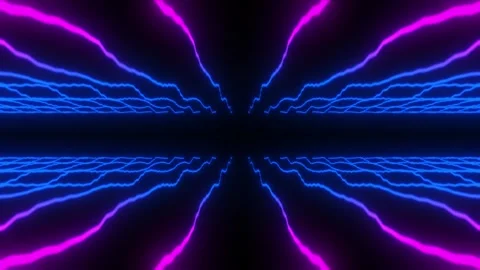 Audio wave. 3D Abstract neon light parti... | Stock Video | Pond5