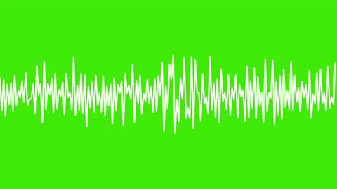 audio wave animation effect 4K movement ... | Stock Video | Pond5