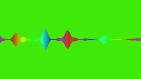 audio wave digital animation effect 4K m... | Stock Video | Pond5