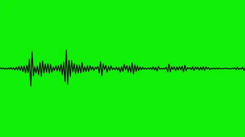 audio wave digital animation effect 4K m... | Stock Video | Pond5