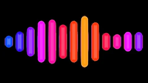 audio wave frequency beats background | Stock Video | Pond5