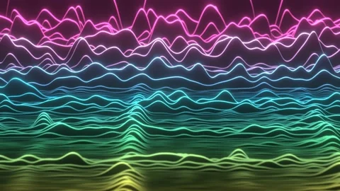 Sound Wave Animation Stock Video Footage | Royalty Free Sound Wave ...