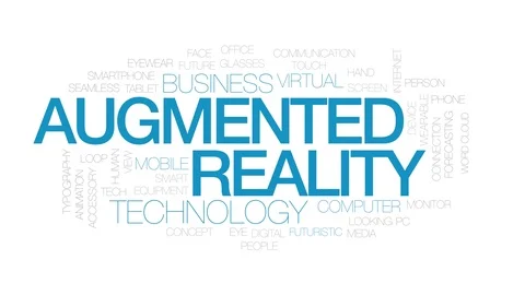 Augmented reality animated word cloud. K... | Stock Video | Pond5