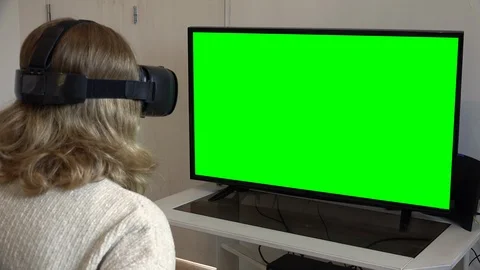 Augmented Reality Glasses Green Screen T... | Stock Video | Pond5