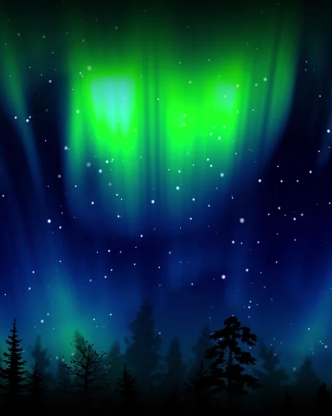 Aurora borealis animated looping backgro... | Stock Video | Pond5