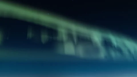 Aurora Borealis Green Loop Starry Sky Wi... | Stock Video | Pond5