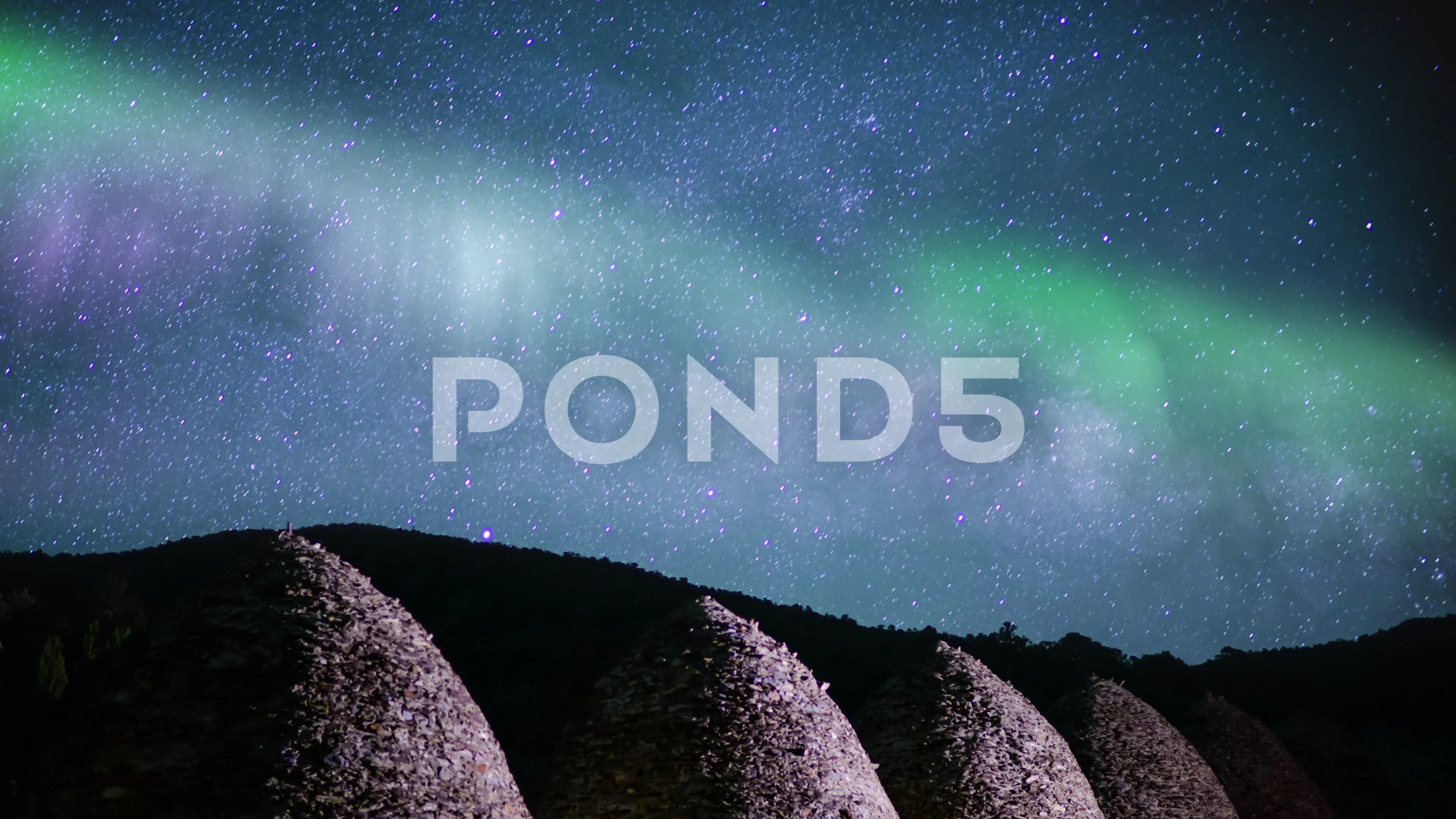 Solar Storm Aurora With Stars