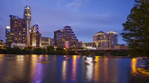 Austin Night Stock Footage ~ Royalty Free Stock Videos | Pond5