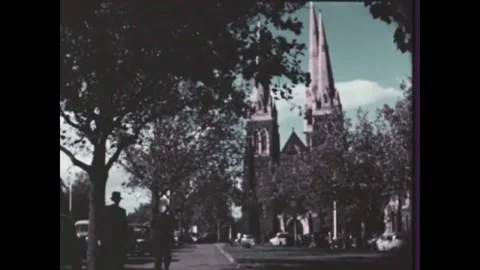 AUSTRALIA - 1957 - An animated map shows... | Stock Video | Pond5