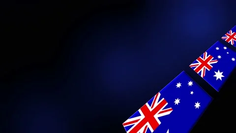 Australia Flag Animated Background 3d An... | Stock Video | Pond5