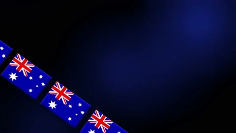 Australia Flag Animated Background 3d An... | Stock Video | Pond5