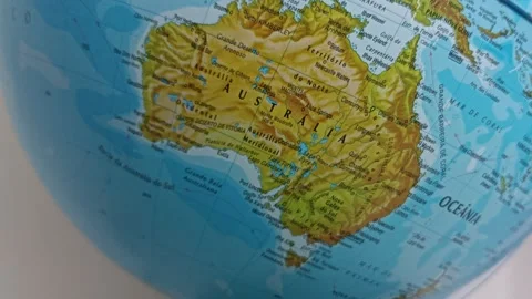 Australia Globe Stock Footage ~ Royalty Free Stock Videos | Pond5