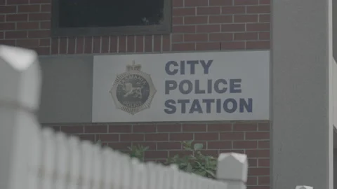 Australia Tasmania Police Centre Signage | Stock Video | Pond5