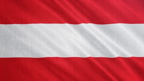 Austria flag is waving 3D animation. | Stock Video | Pond5