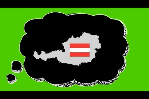 Austria - Hand-Drawn Animation - thinkin... | Stock Video | Pond5