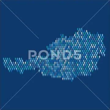 Austria population infographic. Map made from stick figure people ...