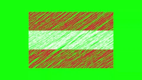 Austria Scribble Animation on Green Scre... | Stock Video | Pond5