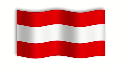 Austria seamless flag waving animation o... | Stock Video | Pond5