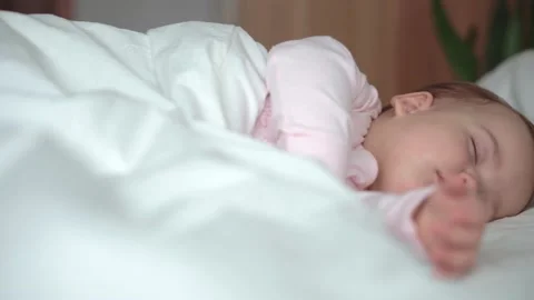 Authentic portrait cute caucasian little... | Stock Video | Pond5