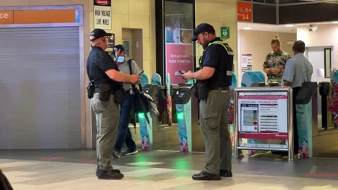 Ticket Inspector Stock Video Footage | Royalty Free Ticket Inspector ...