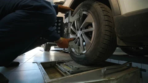 Auto mechanic installing sensor during s... | Stock Video | Pond5