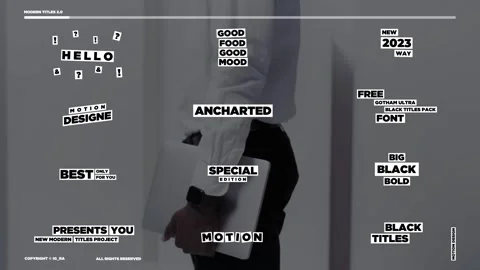 After Effects Template: Auto Resize Modern Titles #260172529