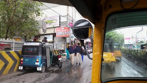 Auto rickshaw travel in Chennai, Tamilna... | Stock Video | Pond5