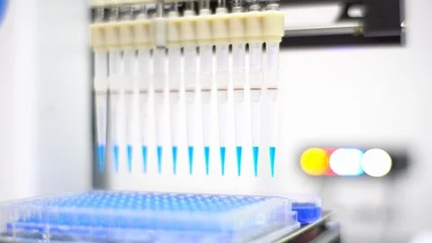 Automated DNA Processor real-time PCR c... | Stock Video | Pond5