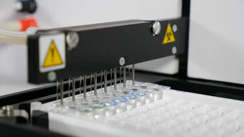 Automated DNA Processor real-time PCR cy... | Stock Video | Pond5