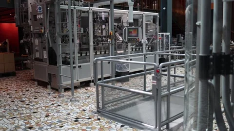 Automated industrial machine with contro... | Stock Video | Pond5