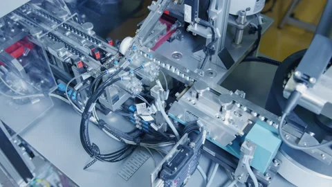 Automated Mass Production Plant - Automa... | Stock Video | Pond5